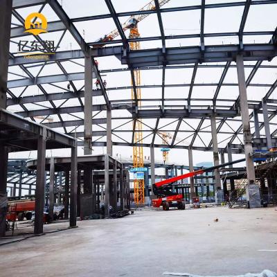 China Custom Steel Truss Roof Warehouse Q235B Q355B Prefabricated Structure for sale