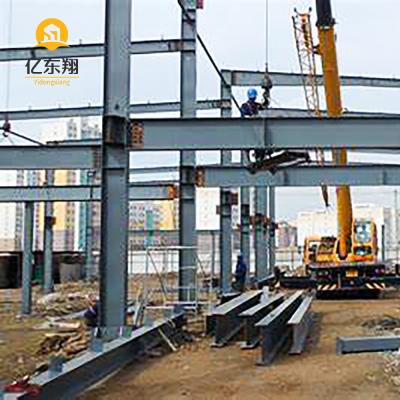 China Painted Steel Beam Prefab Warehouse Building with CE Certificate for sale