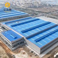 China Prefab Steel Structure Warehouse Workshop Large Span for sale