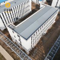 China Prefab Steel Warehouse with Light Steel Frame and Galvanized Purlin for sale