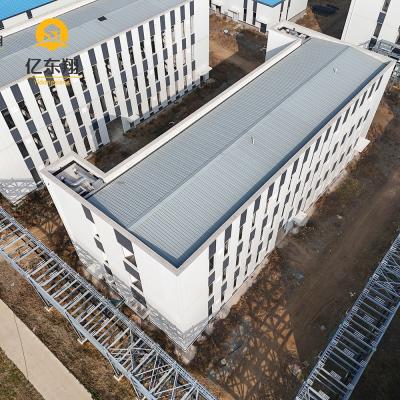 China Prefab Steel Warehouse with Light Steel Frame and Galvanized Purlin for sale