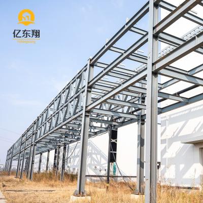 China Modular Prefabricated Steel Buildings With Steel Frame And Sandwich Panel for sale