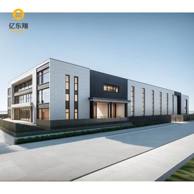 China High Intensity Prefabricated Steel Building with Square Tube Column and Frame Structure for sale