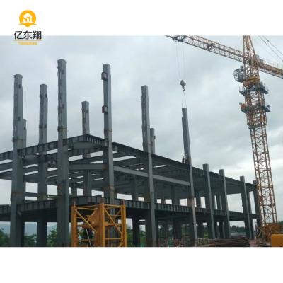 China Multi Story Prefabricated Steel Structure Building with Load-bearing Steel Frame and Thermal Insulation for sale