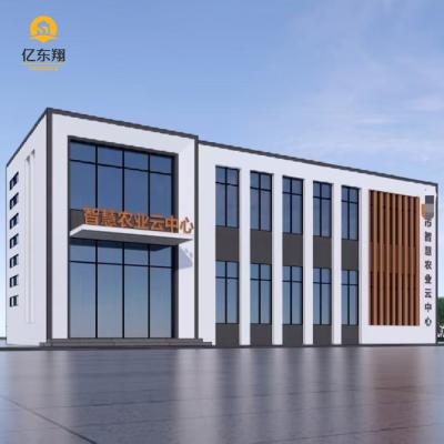 China Multi Story Prefabricated Steel Building with 50 Years Using Life Q355B Material Grade and 20-30% Lower Cost for sale