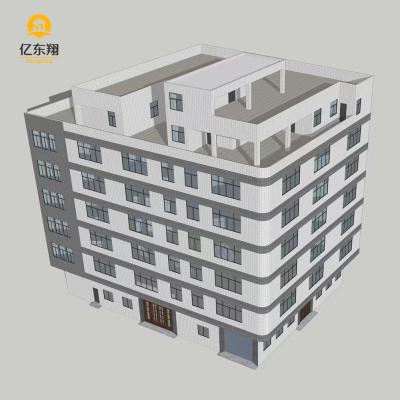 China High Adhesion Color Layers Steel Structure Building with Load-bearing Steel Frame and Recyclable Materials for sale