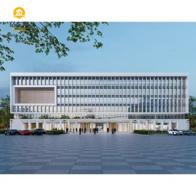 China High Seismic Zone Multi-Story Steel Frame Building with Customizable Design and Fast Assembly for sale