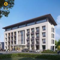 China Q355B Multi-Story Steel Frame Building Construction with Thermal Insulation and 10-Year Warranty for sale