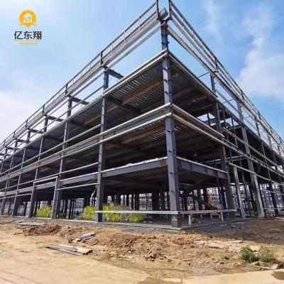 China Fire Retardant Prefabricated Steel Warehouse with Large Span and Easy To Assemble Design for sale