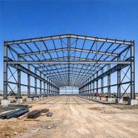 China Prefabricated Steel Frame Building with 50 Years Lifespan, Customizable Design, and Fast Construction for Warehouse and Factory for sale