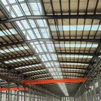 China Single-Slope Roof Prefab Steel Building with High Weather Resistance and Modular Assembly for Logistics Parks for sale