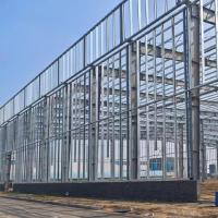 China Single-Slope Roof Prefab Steel Building with High Weather Resistance and Modular Assembly for Logistics Parks for sale