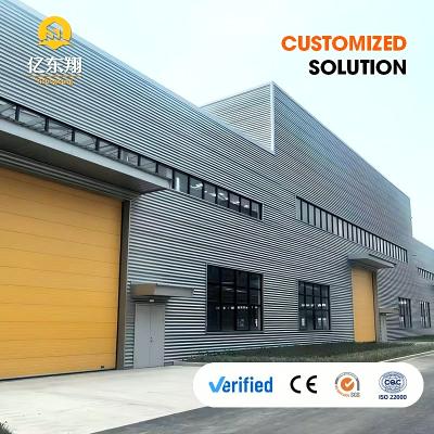 China Quick Installation Steel Frame Building with Large Clear Span and Low Maintenance Cost for sale