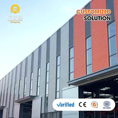 China Flexible Durable Prefabricated Steel Building Workshop with Optimal Space Utilization for sale