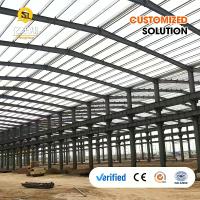 China Custom Steel Structure Warehouse Prefab Building Q235B Q355B Certified for sale