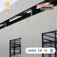 China Customized Design Prefabricated Steel Warehouse with 50 Years Lifespan and Excellent Insulation for sale