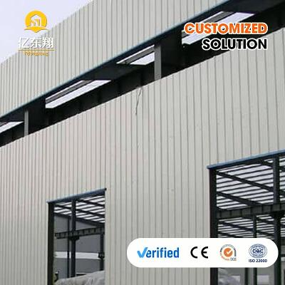 China Customized Design Prefabricated Steel Warehouse with 50 Years Lifespan and Excellent Insulation for sale