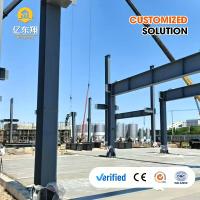 China Prefabricated Steel Warehouse with Hot-dipped Galvanizing, Integrated Insulation Panels, and Welded H-section for Industrial Storage for sale