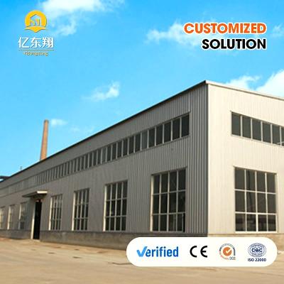 China Steel Frame Pre Engineered Building Warehouse Workshop CE EN1090 for sale
