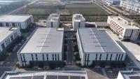 China 72m Large Span Three Story Heavy Steel Frame Building with High Precision Welded Cross Shaped Steel Columns for sale