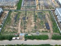China 72m Large Span Three Story Heavy Steel Frame Building with High Precision Welded Cross Shaped Steel Columns for sale
