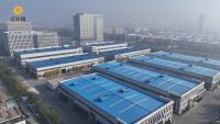 China 36m Large Span Steel Frame Building with Q355B Welded H Section Steel Columns and Multi-story Steel Frame Structure for sale