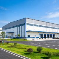 China Salt-spray Resistant Two Layer Steel Structure Workshop with Above 12 Grade Wind Resistance Prefabricated Steel Building for sale