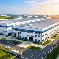 China Salt-spray Resistant Two Layer Steel Structure Workshop with Above 12 Grade Wind Resistance Prefabricated Steel Building for sale