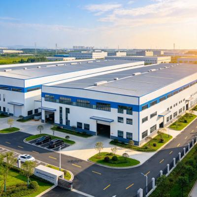 China Salt-spray Resistant Two Layer Steel Structure Workshop with Above 12 Grade Wind Resistance Prefabricated Steel Building for sale