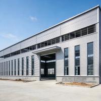 China Large Span Column-Free Steel Structure Warehouse with Engineer Guidance on Site and 50 Years Warranty Prefabricated Steel Building for sale