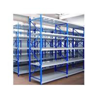 China Steel Structure Laminate Storage Shelves 4 Shelf Warehouse Metal Rack Medium Duty for sale