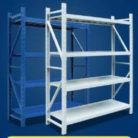 China Supermarket Industrial Storage Rack Metal Warehouse Metal Shelving Medium Duty Shelf for sale