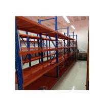 China Factory Supply Floor Warehouse Mass Metal Angle Steel Black Shelf Rack Garage Medium for sale