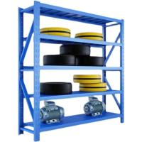 China Multi layer adjustable thickened cold rolled steel supermarket storage rack for sale