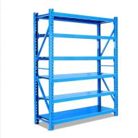 China Small and medium-sized factory stores multi-layer thickened assembly removable steel shelves for sale