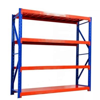 China The manufacturer directly sells new metal storage shelves and shelves in the four storey bolt free warehouse for sale