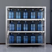 China Hot sale Best selling 201/304 stainless steel 4-layer goods storage display shelf Store storage shelf for sale