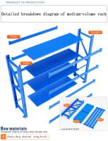 China Multi-purpose medium-sized laminate shelves shelves custom steel storage shelves for sale