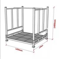 China Clothing fabric stacking rack, steel pipe intubation rack with complete specifications for sale