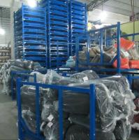 China Clothing fabric stacking rack, steel pipe intubation rack with complete specifications for sale