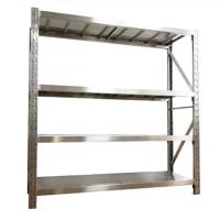 China 304 Assembly Heavy Duty Rack Shelf Adjustable Laminate Stainless Steel Shelf for sale