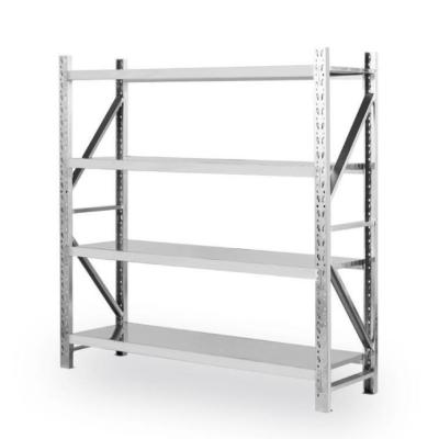 China Stainless steel shelf storage rack thickened plate storage equipment for sale