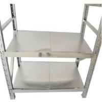 China Stainless steel shelf storage rack thickened plate storage equipment for sale
