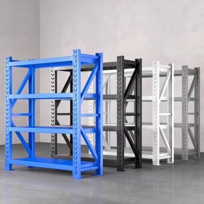 China Aluminum Laminate Storage Shelves Warehouse Industrial Tire Galvanized Storage Rack for sale