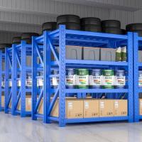 China The latest light and medium duty warehouse industrial tire rack galvanized storage aluminum shelves in2023 for sale