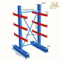 China Jracking Steel Outside Storage Cantilever Rack for sale