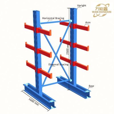 China Jracking Steel Outside Storage Cantilever Rack for sale