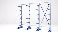China Industrial Warehouse Stacking Rack System Stainless Steel Corrosion Protection for sale