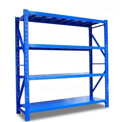 China Heavy Duty Metal Boltless 4 Tier Garage Shelves Storage Rack Units for sale