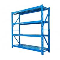 China Metal And Wooden Heavy Duty Adjustable Shelf Warehouse Shelving Racking System for sale